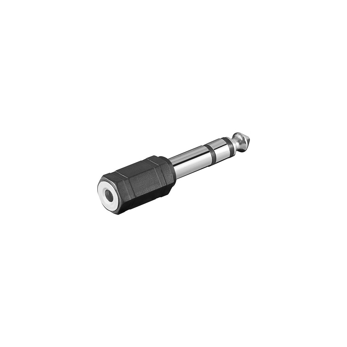 Goobay Kopfhörer Adapter, AUX Klinke 6,35 mm zu 3,5 mm, Klinke 6,35 m ...
